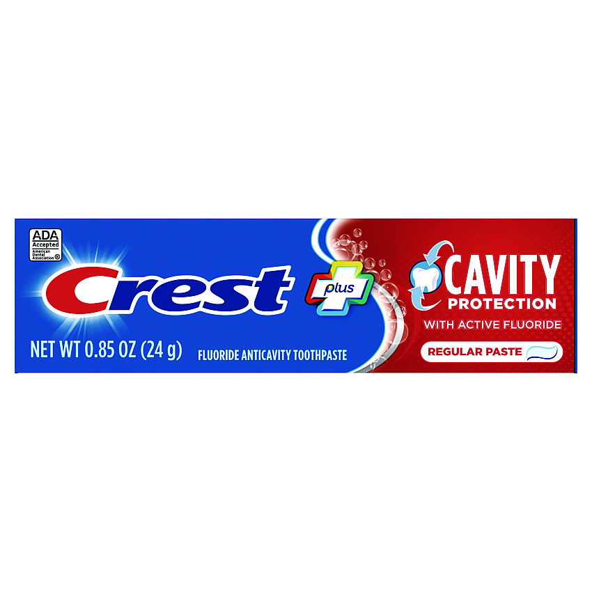 Crest Cavity Protection Toothpaste, Personal Size, 0.85 oz Tube, 240 ...