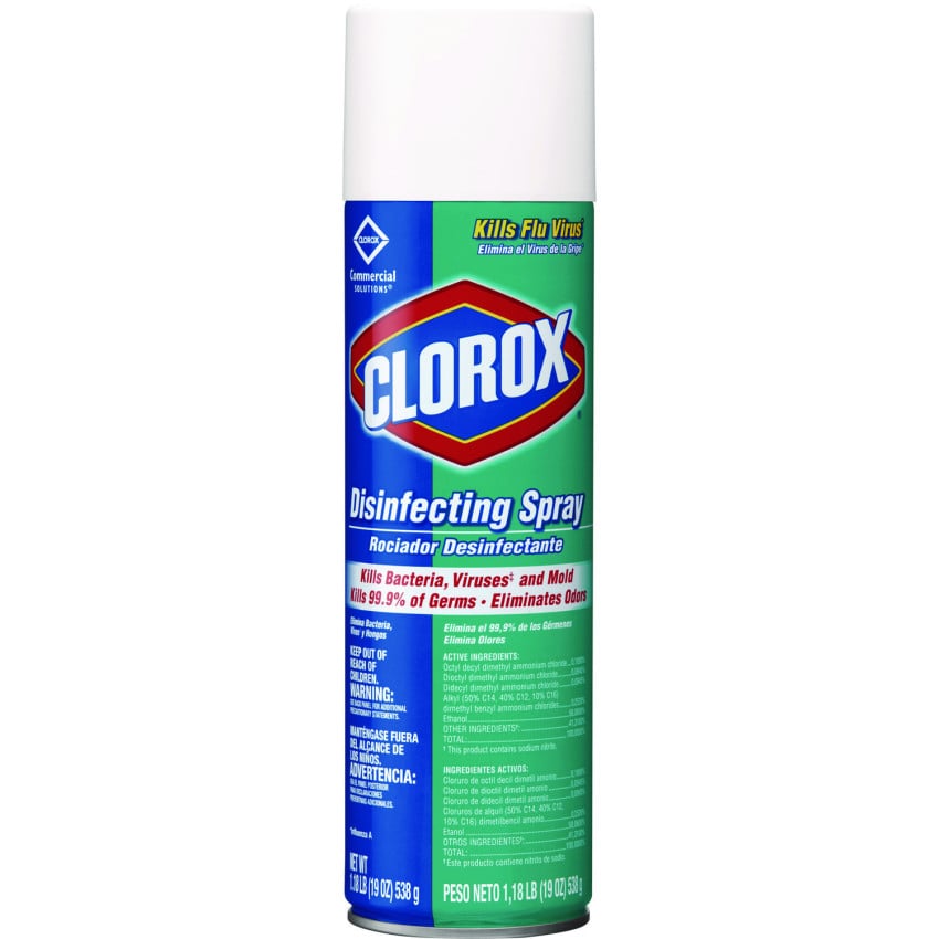 Clorox Disinfecting Spray, Fresh, 19 oz Aerosol Spray (38504)