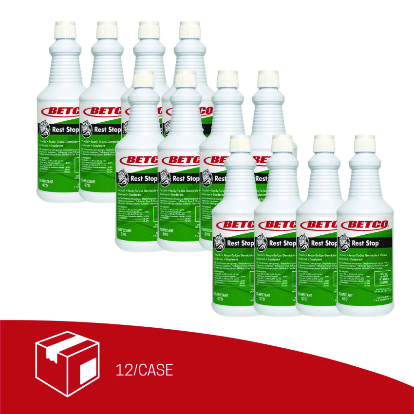 Betco Rest Stop Non-Acid Bowl and Restroom Cleaner, Floral Fresh Scent ...