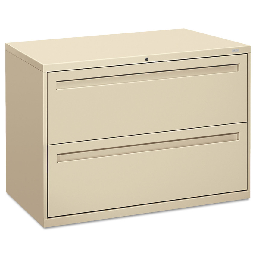 HON Brigade 700 Series Lateral File, 2 Legal/Letter-Size File Drawers ...
