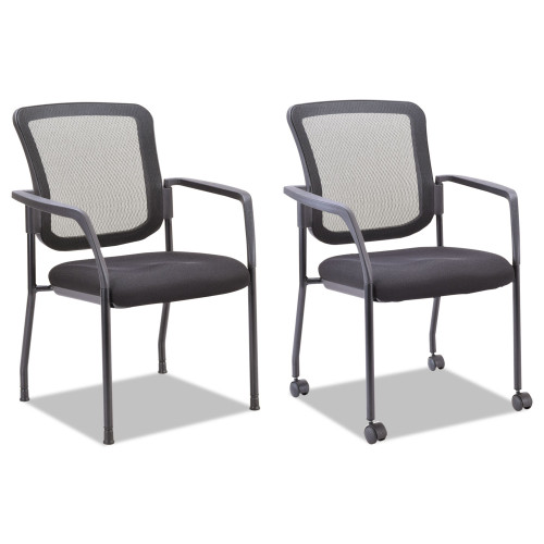 Alera TCE Series Mesh Guest Stacking Chair 26 x 25.6 x 36.2