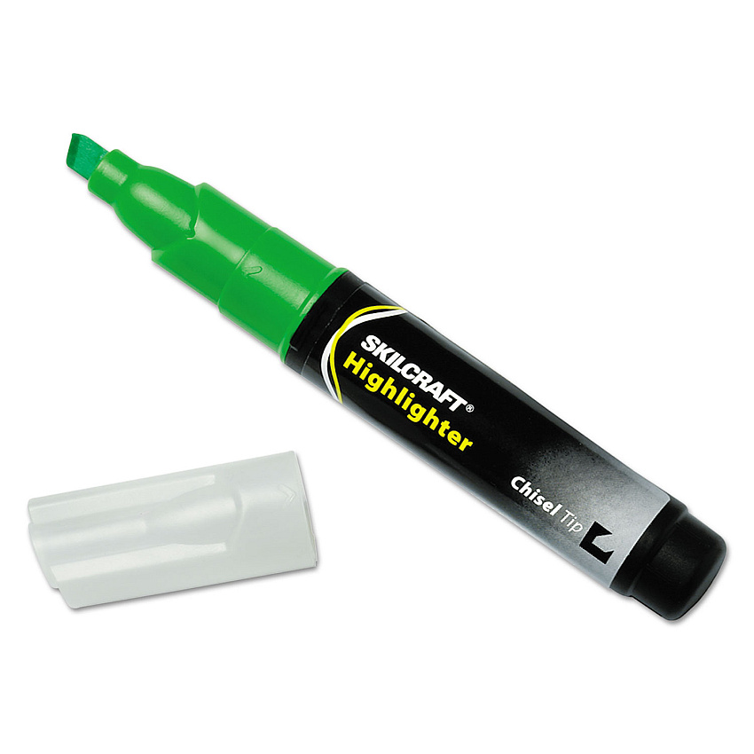 AbilityOne 7520011660682, SKILCRAFT Large Fluorescent Highlighter ...