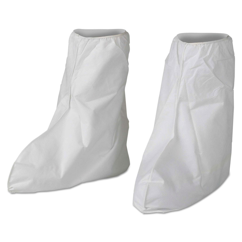 A40 Liquid/particle Protection Boot Covers, Medium To Large, White, 400 ...