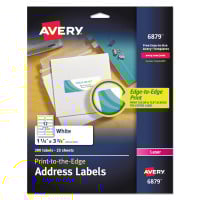 Avery Vibrant Inkjet Color-Print Labels w/ Sure Feed, 3.33 x 4, Matte ...