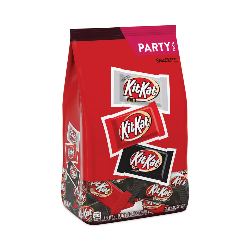Kit Kat Assorted Snack Size Candy Bars Party Bag, Assorted Flavors, 31 ...