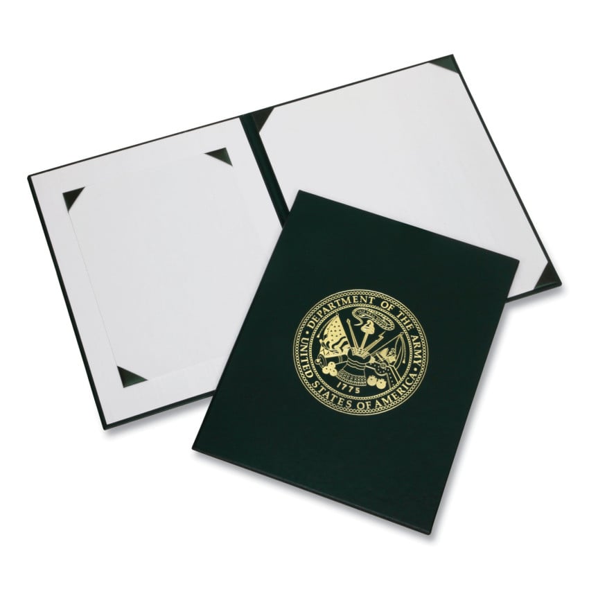 AbilityOne 7510017011805, SKILCRAFT Awards Certificate Binder, Army ...