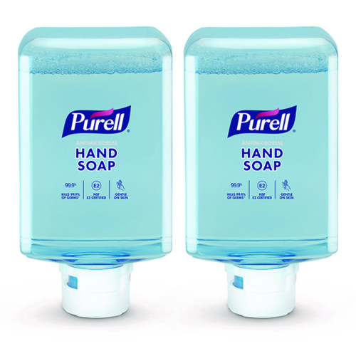 PURELL Antimicrobial Fragrance Free Foaming Hand Soap, 1,200 mL Refill ...