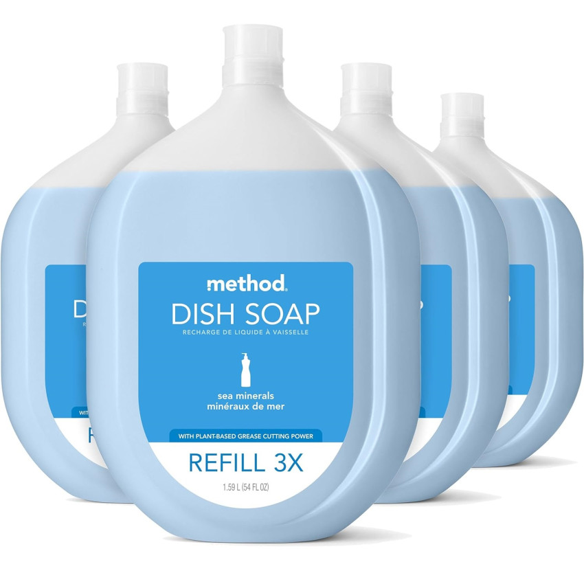 Method® Dish Soap Refill, 54 fl oz. Sea Mineral Scent, Each (328101)