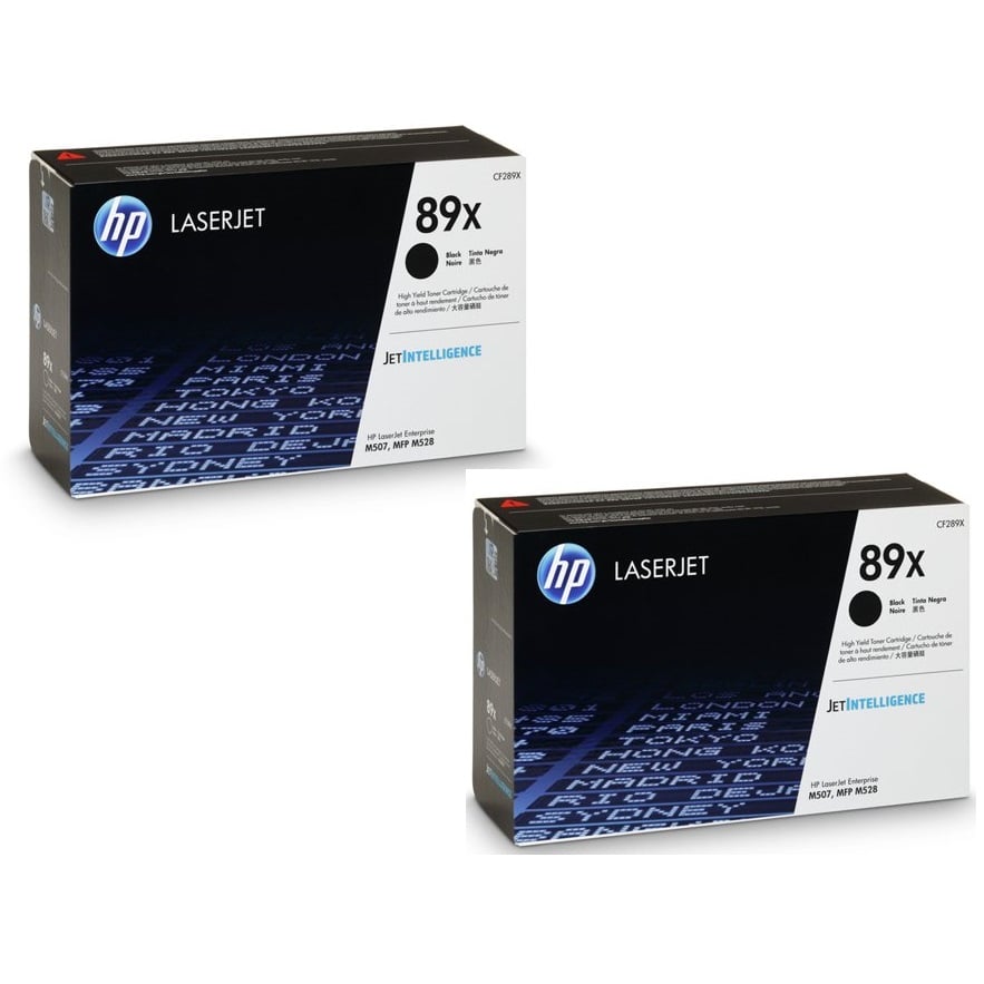 HP 89X High Yield Black Toner Cartridge 2-pack | OfficeCrave.com