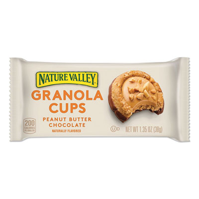 Nature Valley Granola Cups, Peanut Butter Chocolate, 1.35 oz Pack, 12 ...