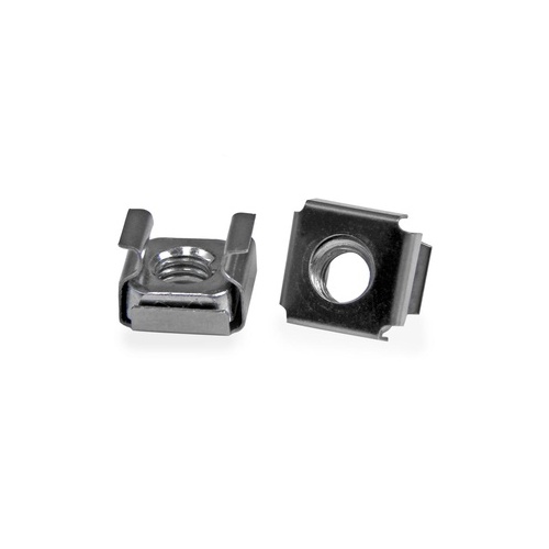 StarTech 50 Pkg M6 Cage Nuts for Server Rack Cabinet (CABCAGENUTS6 ...
