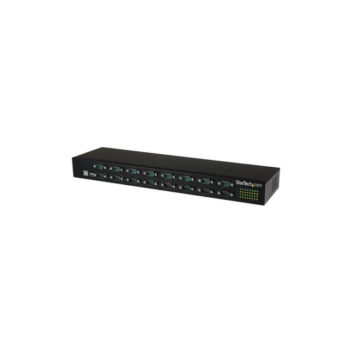 StarTech USB to Serial Hub - 16 Port - COM Port Retention - Rack Mount ...
