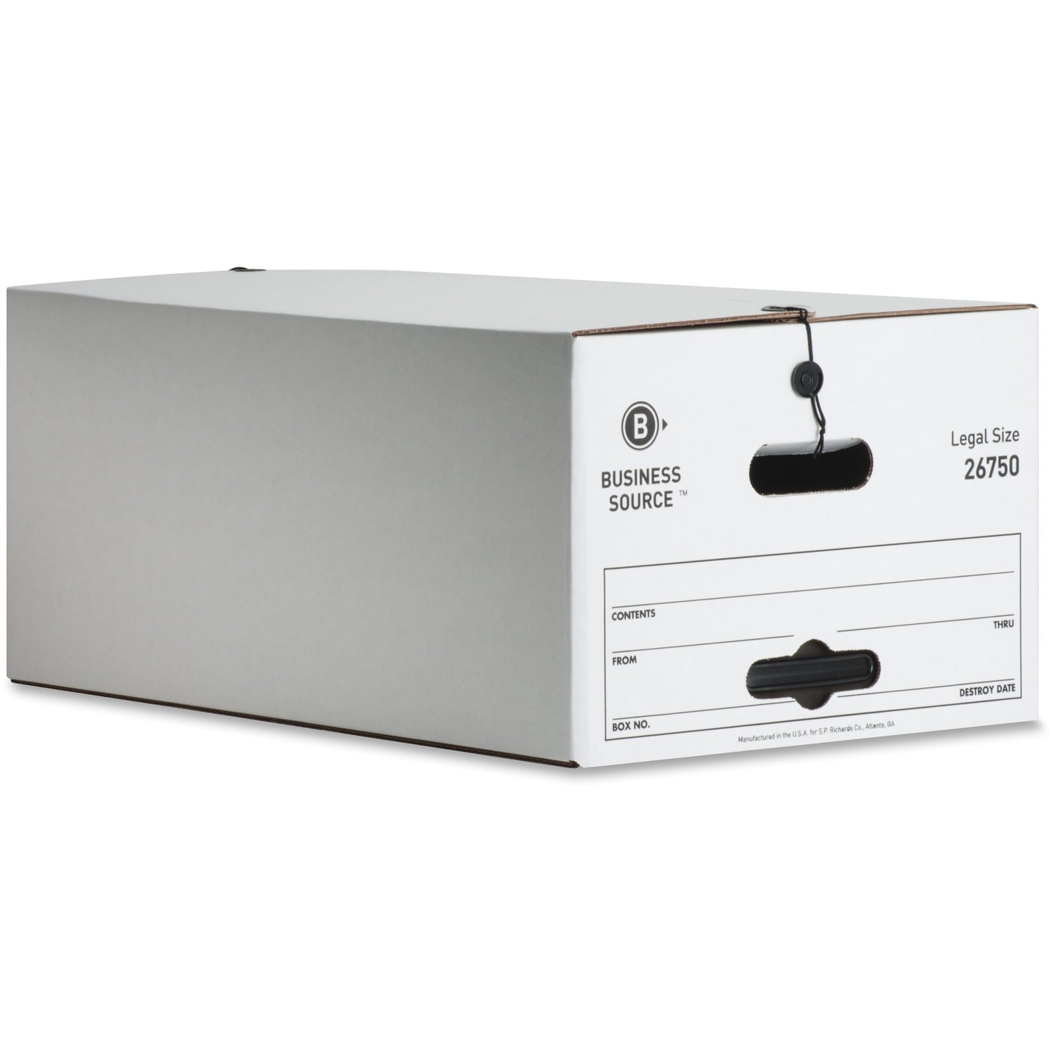 Business Source Light Duty Legal Size Storage Box (26750) | OfficeCrave.com