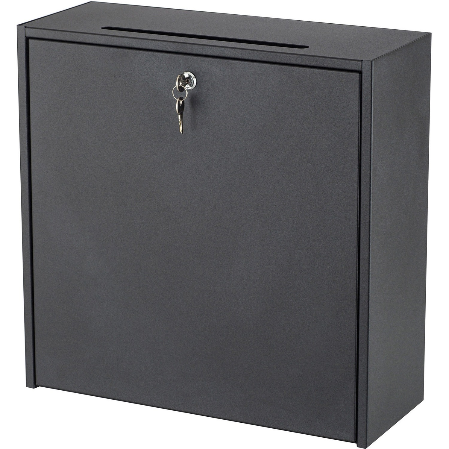 Safco Wall-Mountable Interoffice Mailbox, 18w x 7d x 18h, Black (4259BL ...