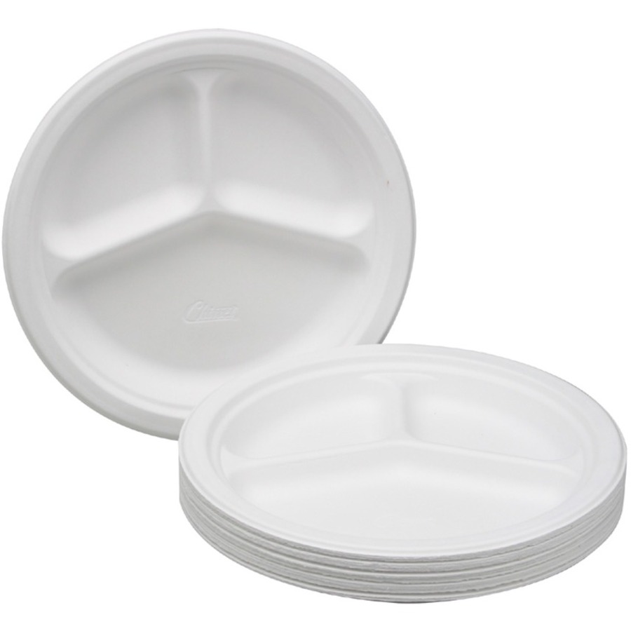 AbilityOne 7350012636700, SKILCRAFT, Waterproof Paper Plates, 10.25 ...