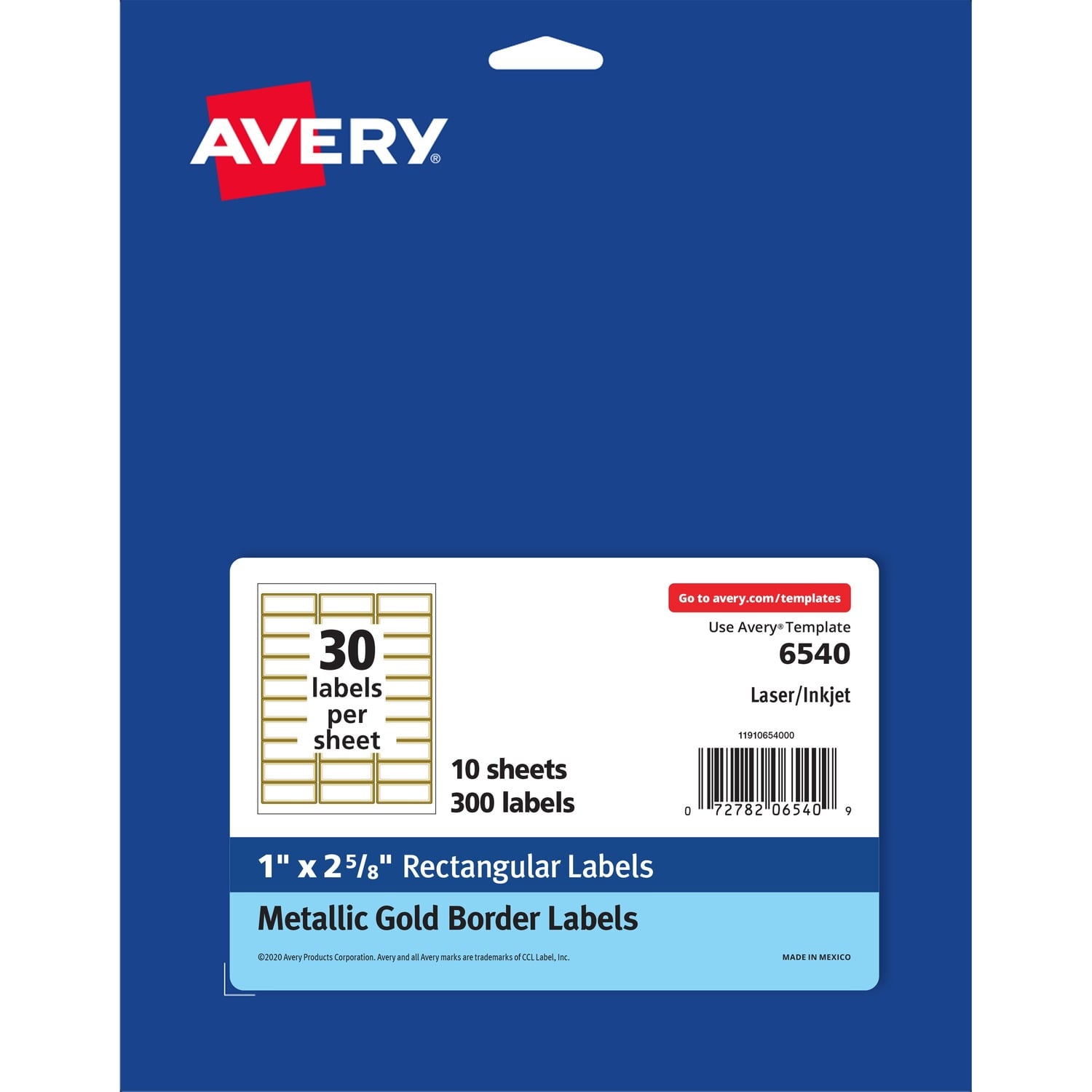 Avery Permanent Address Labels (6540) | OfficeCrave.com
