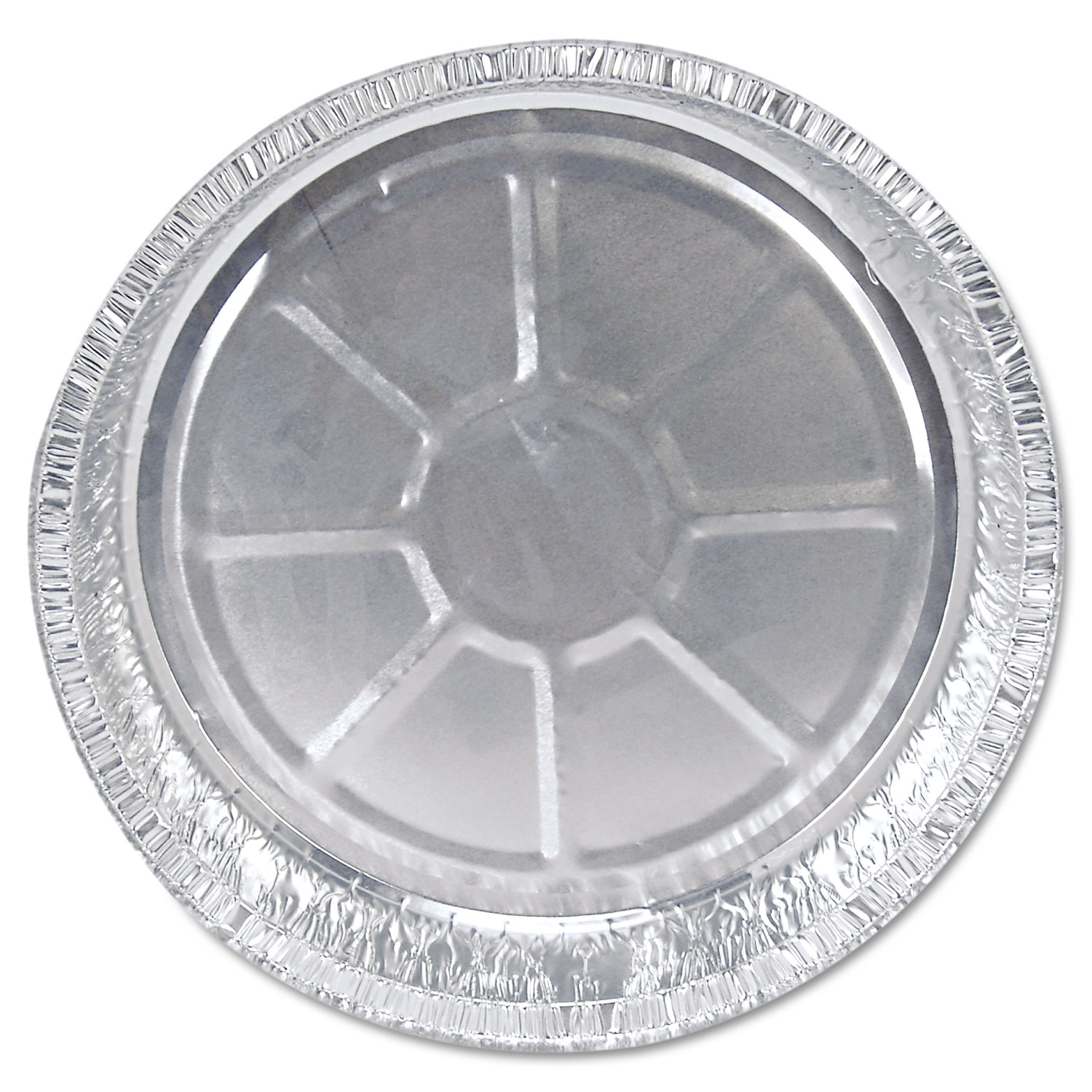 HFA Round Aluminum Container, 48 oz, 9" Diameter, Silver, 500/Carton ...