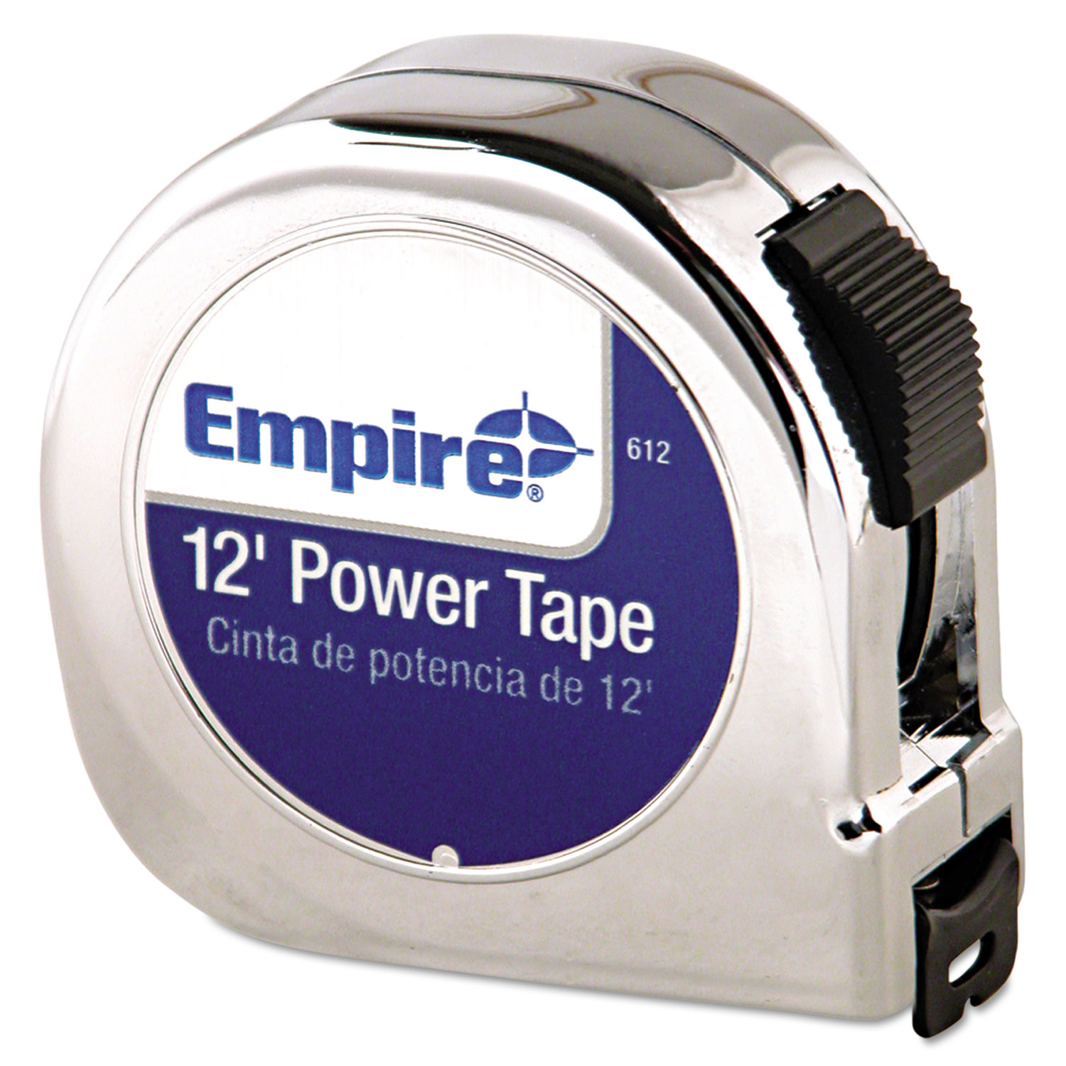 Empire Power Tape Measure 5 8 x 12ft Black Case 612 OfficeCrave