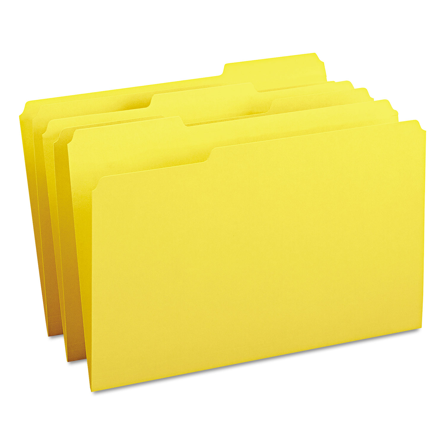 Smead Colored File Folders, 1/3-Cut Tabs, Legal Size, Yellow, 100/Box ...