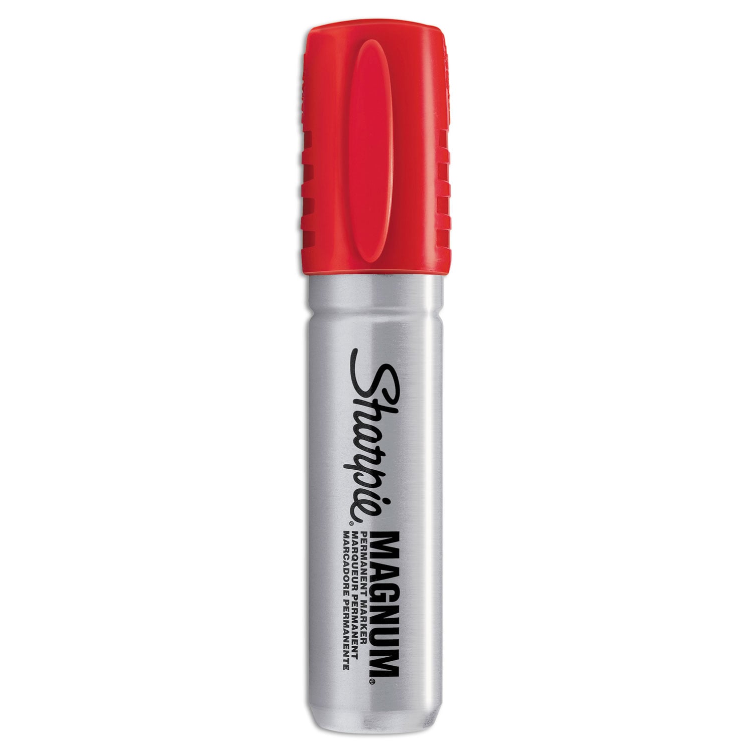 Sharpie Magnum Permanent Marker, Broad Chisel Tip, Red (44002 ...