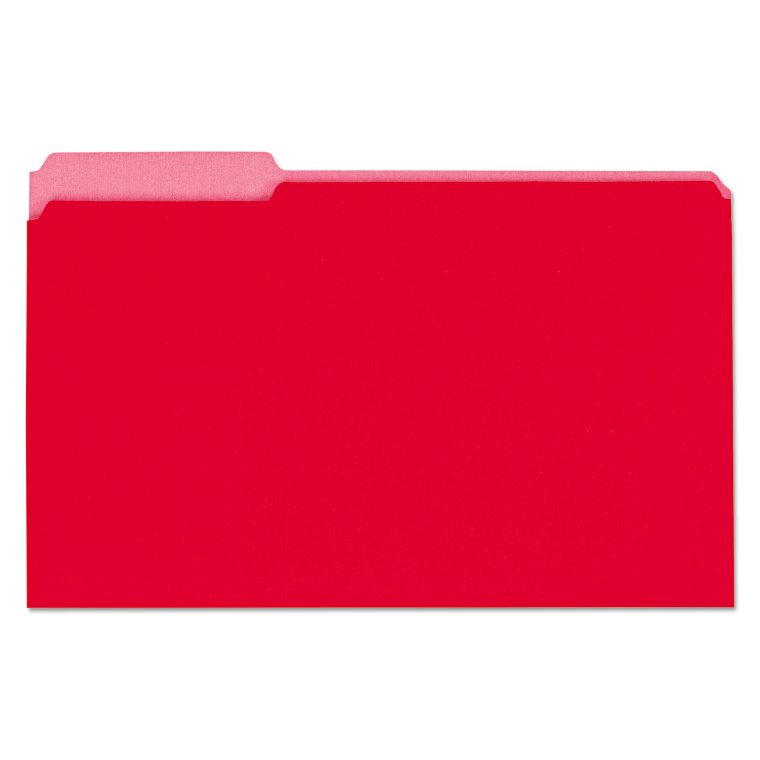 Universal Interior File Folders, 1/3-Cut Tabs, Legal Size, Red, 100/Box ...