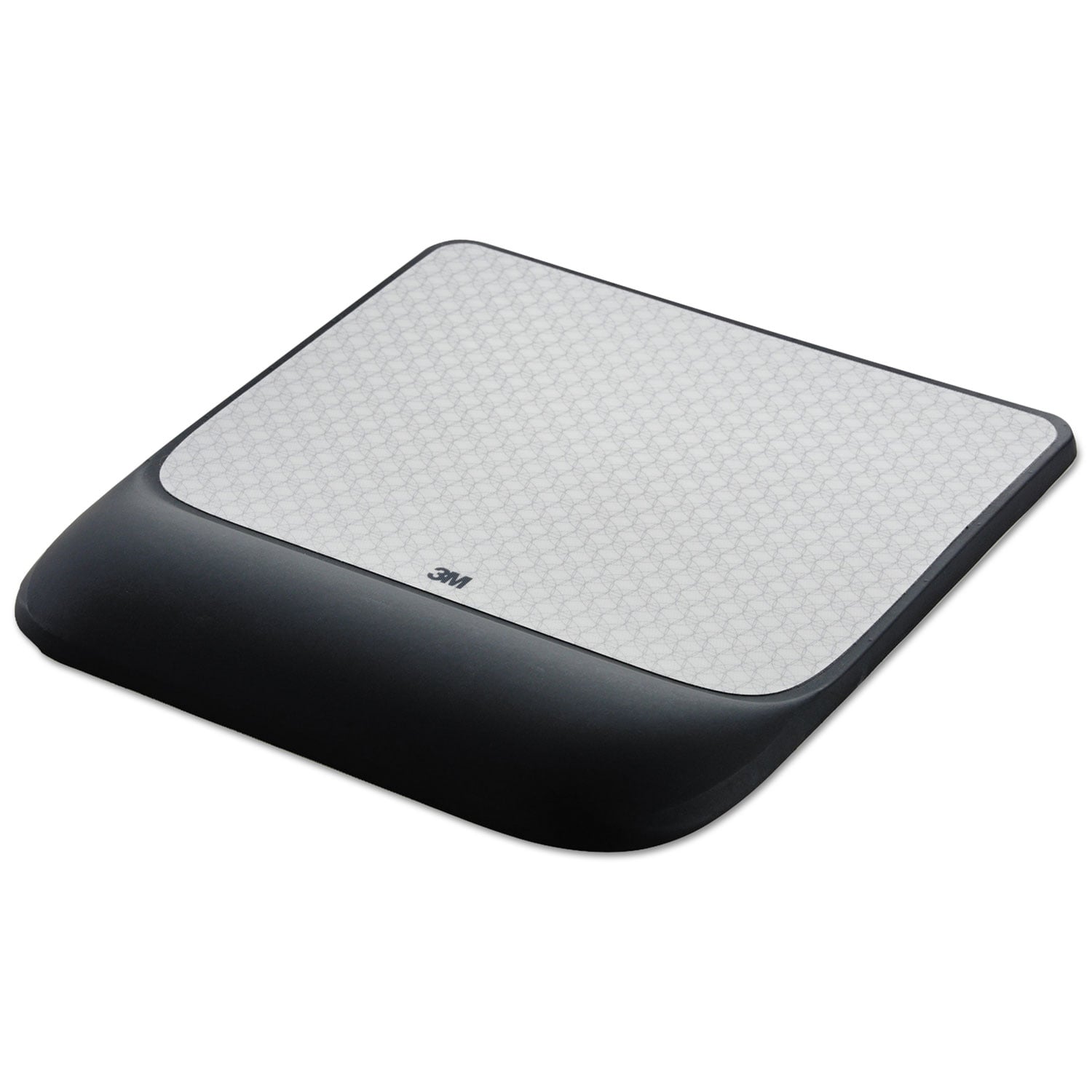 3M Mouse Pad w/Precise Mousing Surface w/Gel Wrist Rest, 8 1/2x 9x 3/4 ...