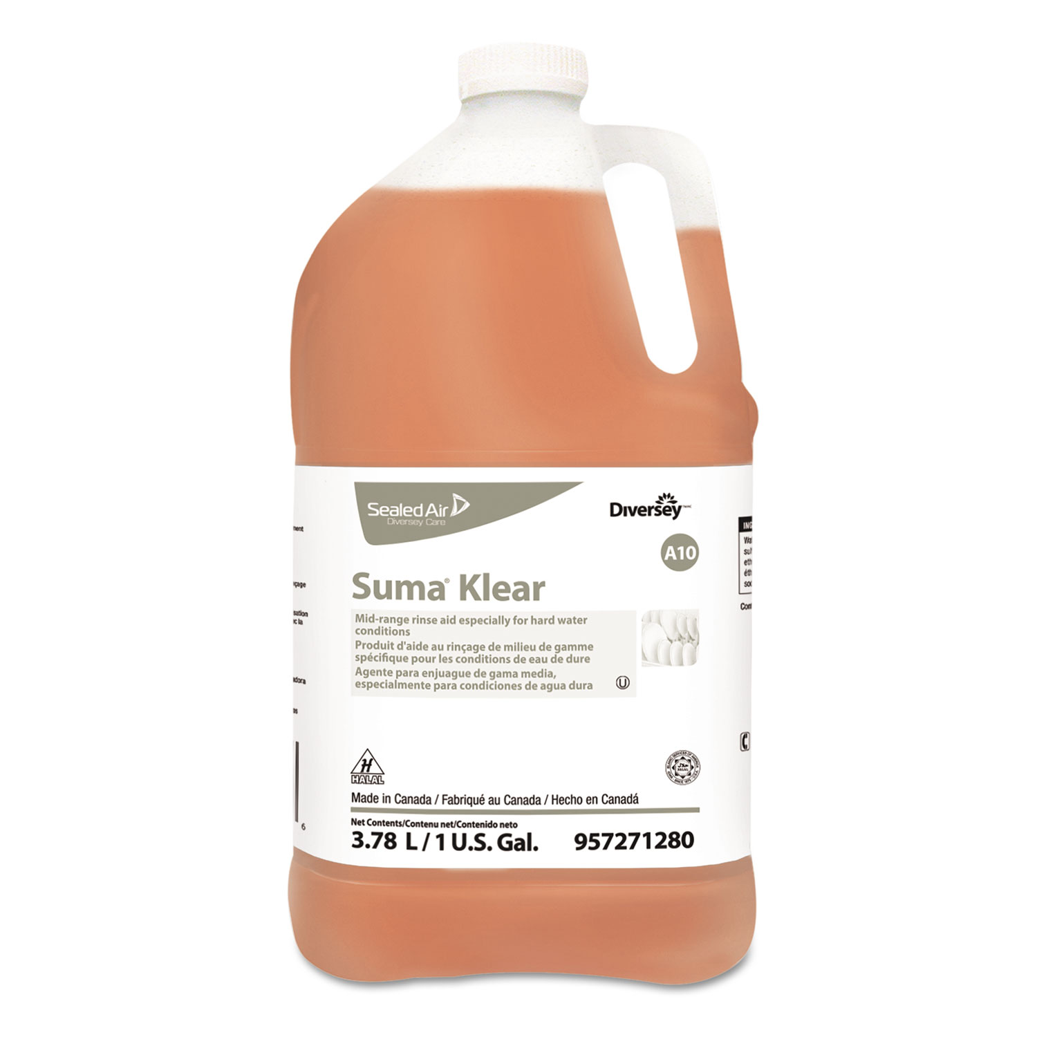 Diversey 957271280 Suma Klear A10 Rinse Aid | OfficeCrave.com