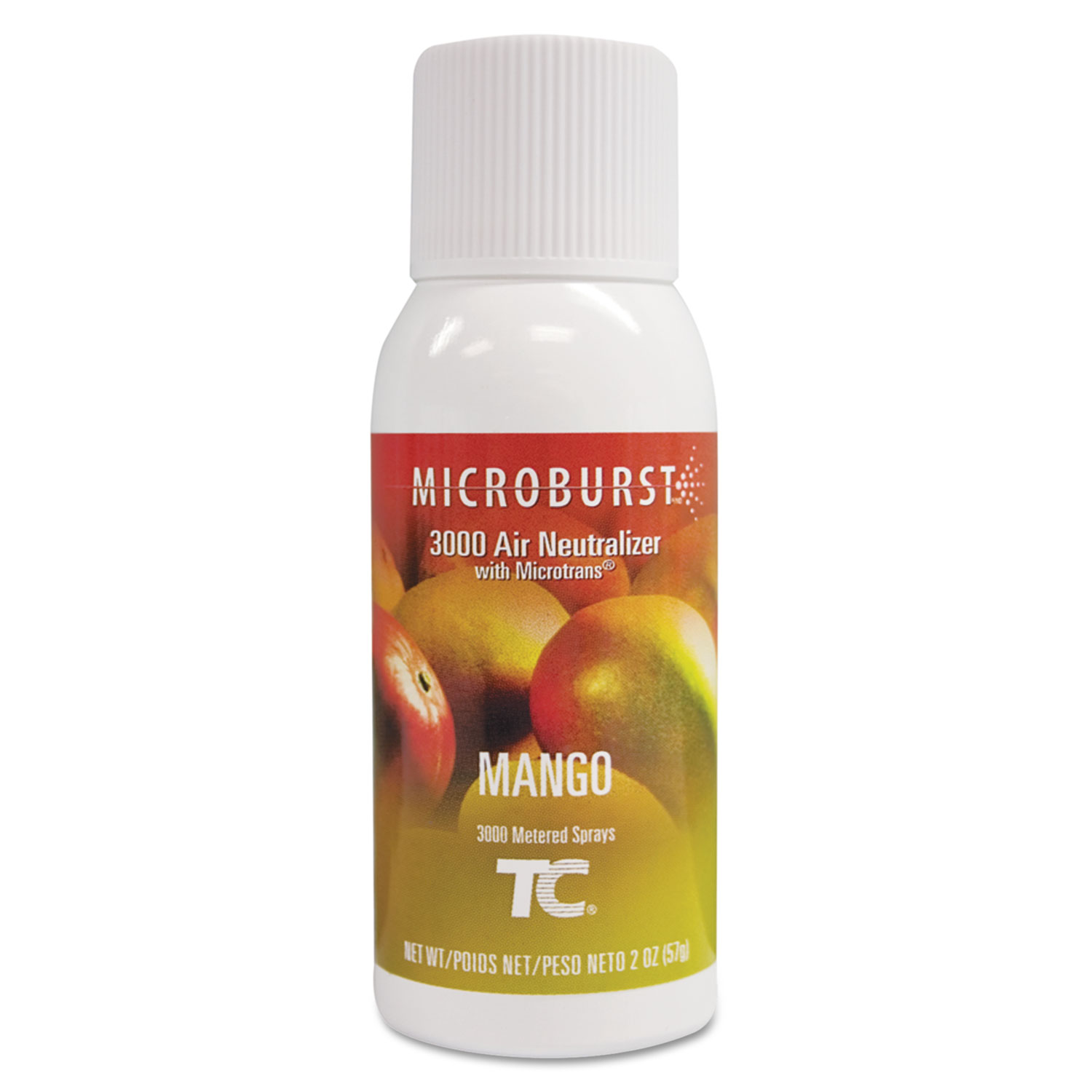 Rubbermaid Commercial Microburst 3000 Refill, Mango, 2 oz Aerosol Spray ...