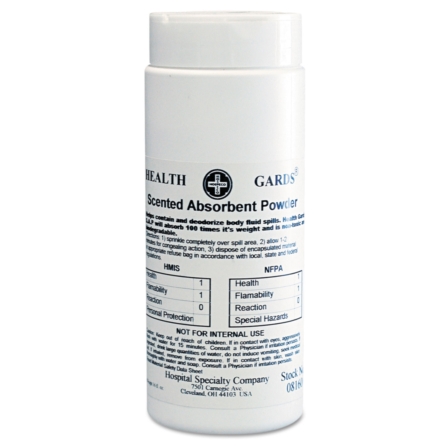 Health Gards 08160 Absorbent Powder | OfficeCrave.com