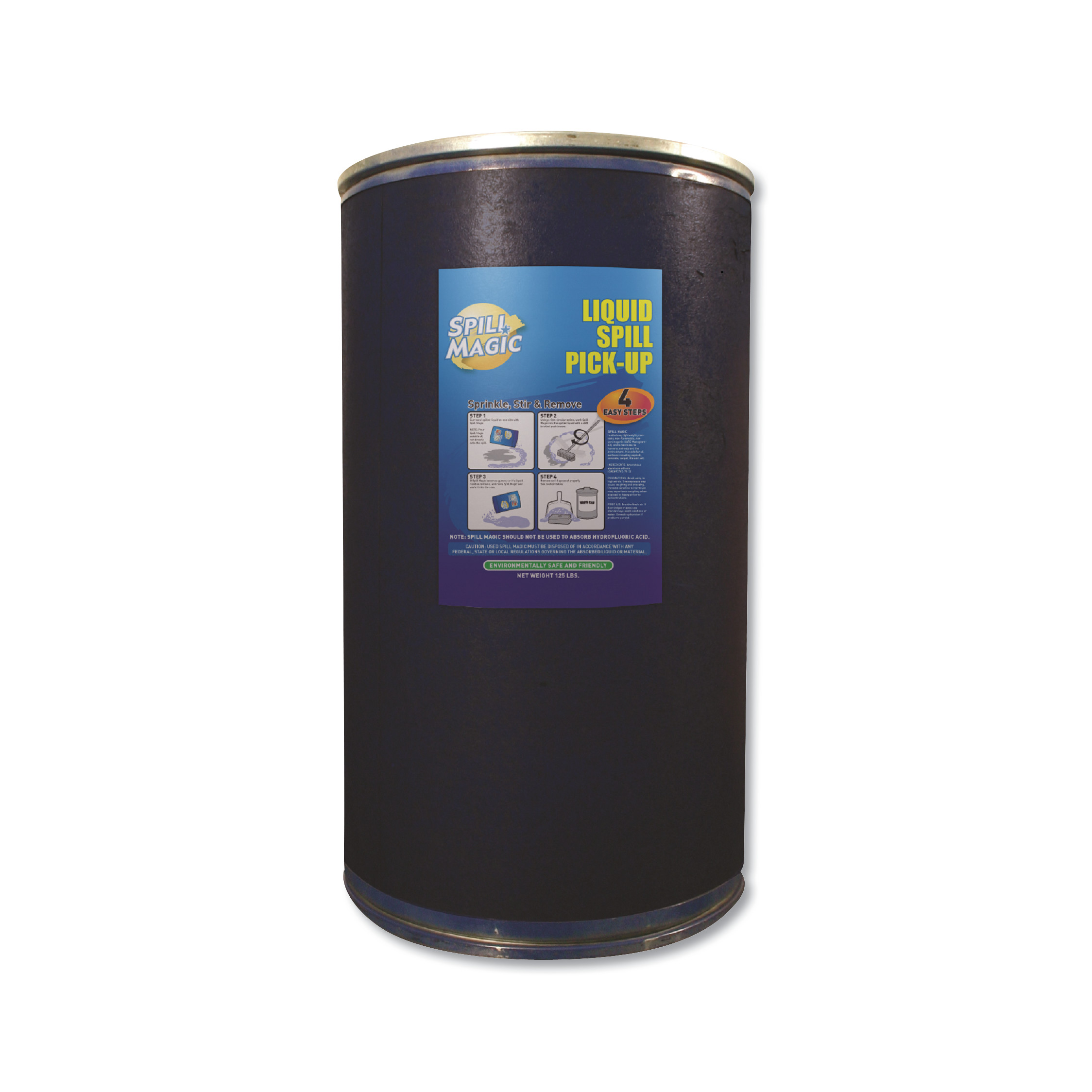 Spill Magic Sorbent, 145 lbs, Drum (SM125) | OfficeCrave.com
