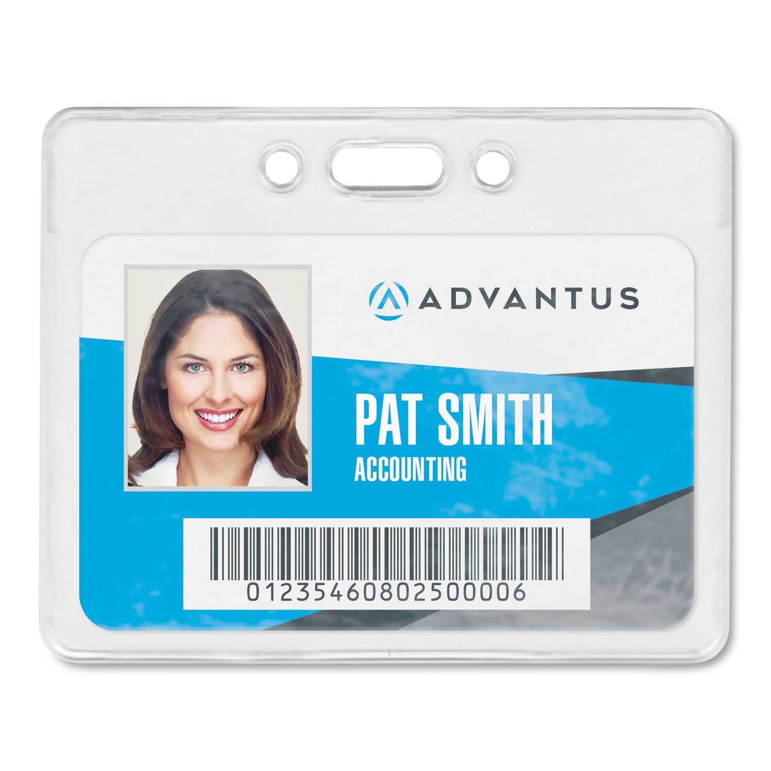 Advantus Proximity ID Badge Holders, Horizontal, Clear 3.75" x 3 ...