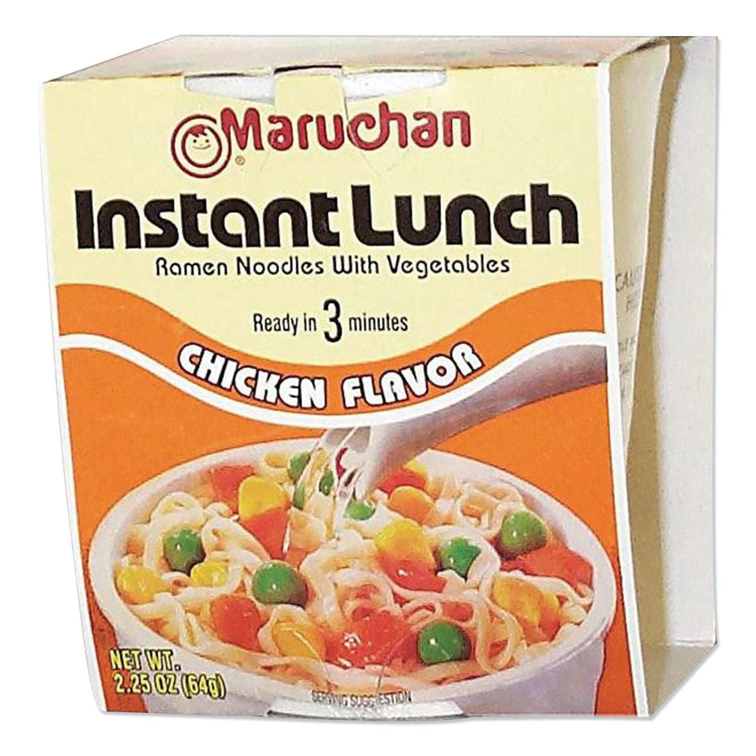 Maruchan Instant Lunch, Chicken, 2.25 oz Cups, 12/Carton (MAR00121 ...
