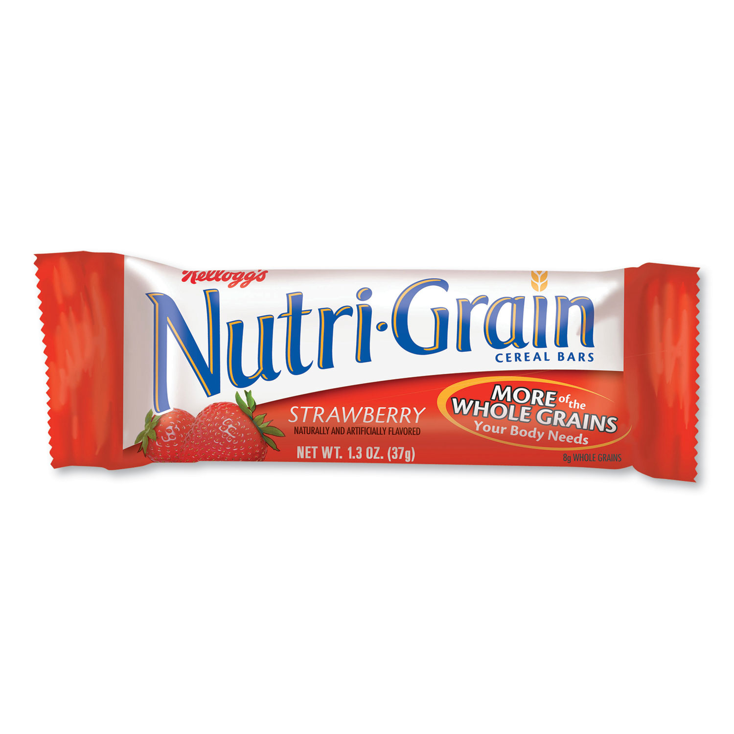 Kellogg's Nutri-Grain Soft Baked Breakfast Bars, Strawberry, 1.3 oz, 8 ...