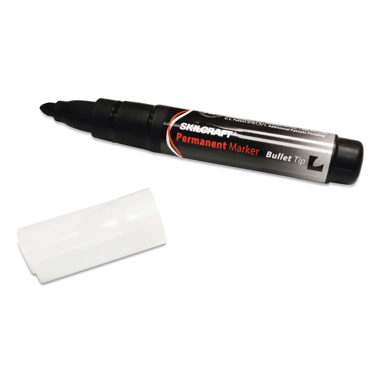 AbilityOne 7520014244883 SKILCRAFT Permanent Marker, Medium Bullet Tip ...