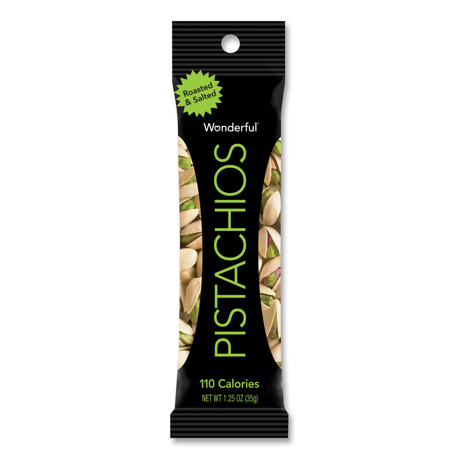 Paramount Farms Wonderful Pistachios, Salt and Pepper, 1.25 oz Pack, 12 ...