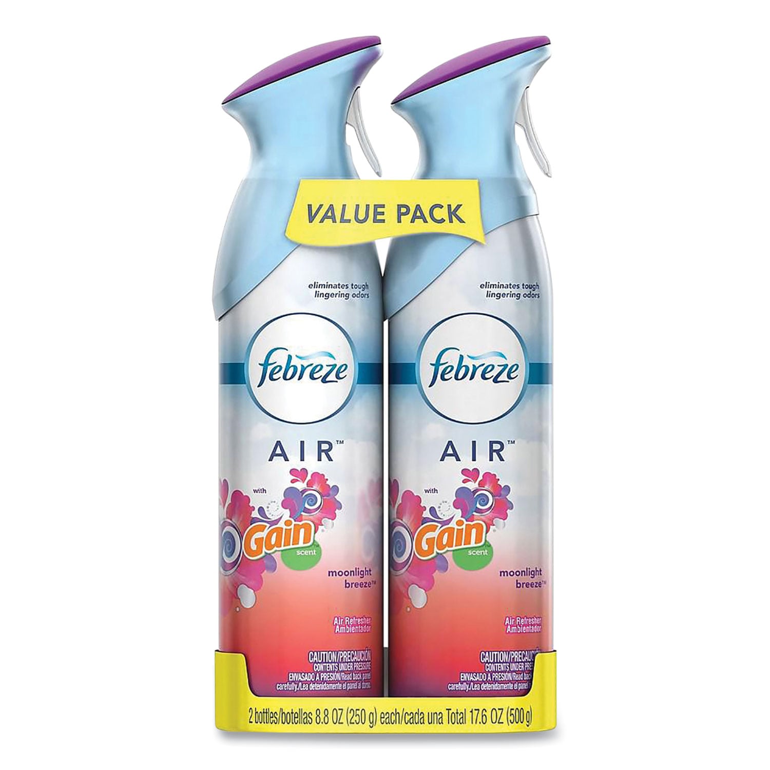 Febreze AIR, Gain Moonlight Breeze, 8.8 oz Aerosol Spray, 2/Pack (97809 ...