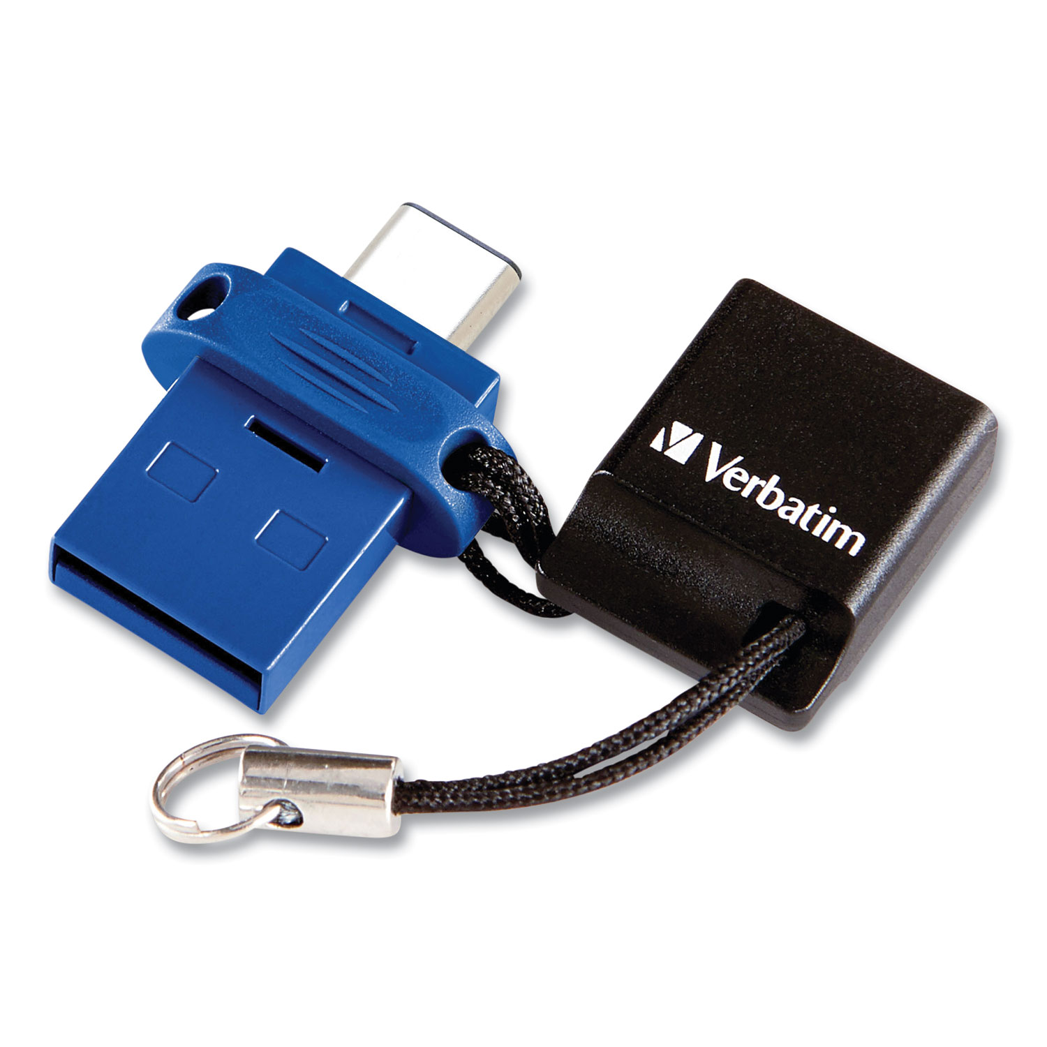 Verbatim Store n Go Dual USB 3.0 Flash Drive for USB C Devices 64 GB Blue 99155 OfficeCrave