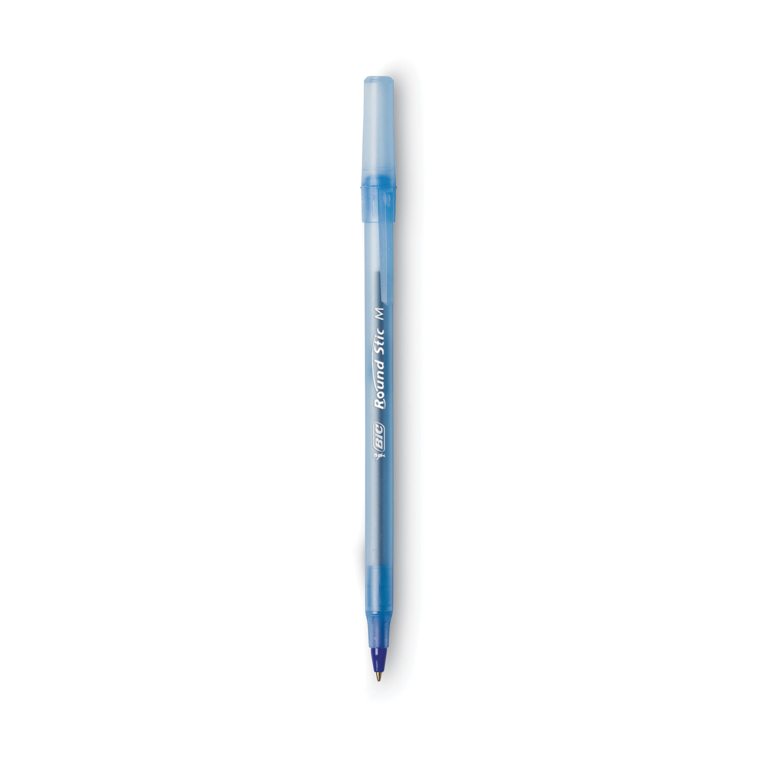 BIC Round Stic Xtra Life Stick Ballpoint Pen VP, 1mm, Blue Ink ...