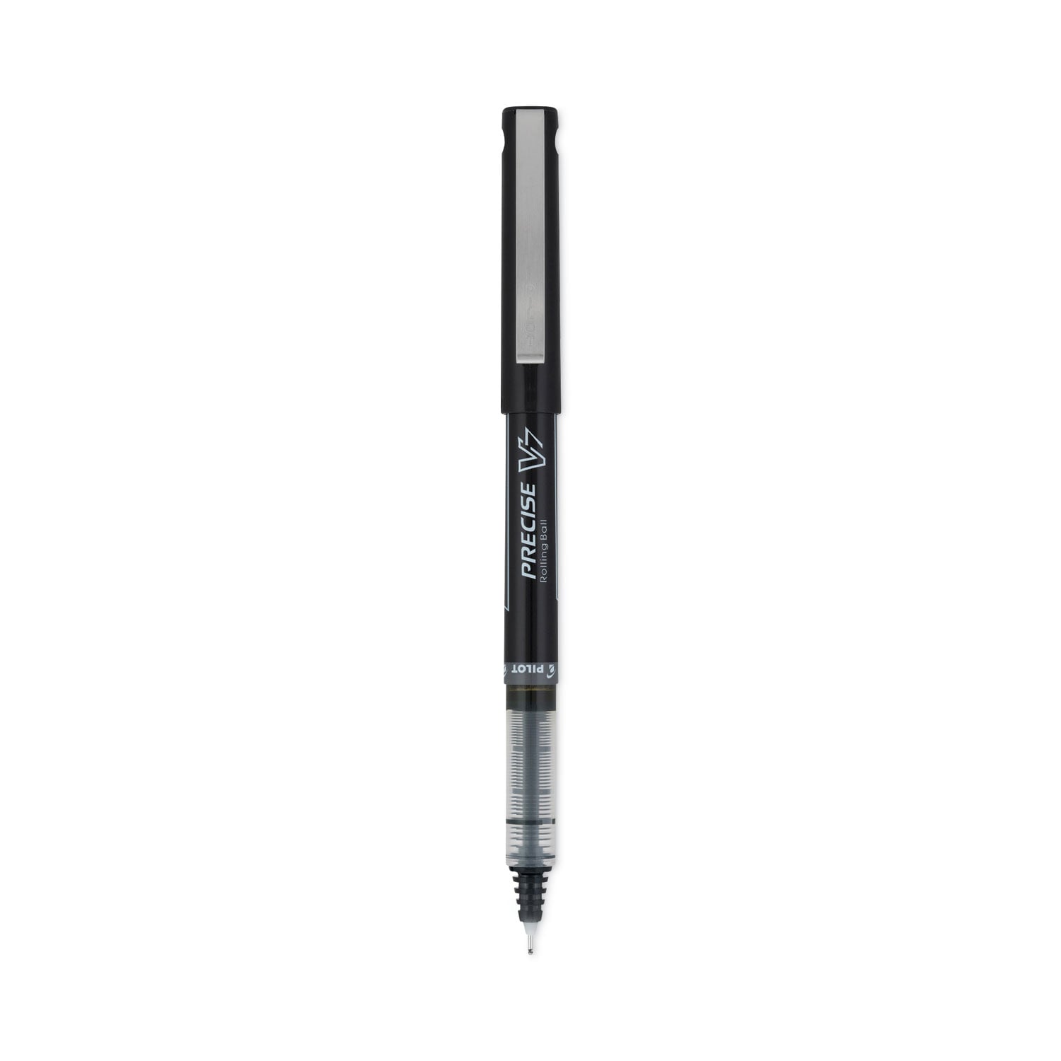 Pilot Precise V7 Stick Roller Ball Pen, Fine 0.7mm, Black Ink/Barrel ...