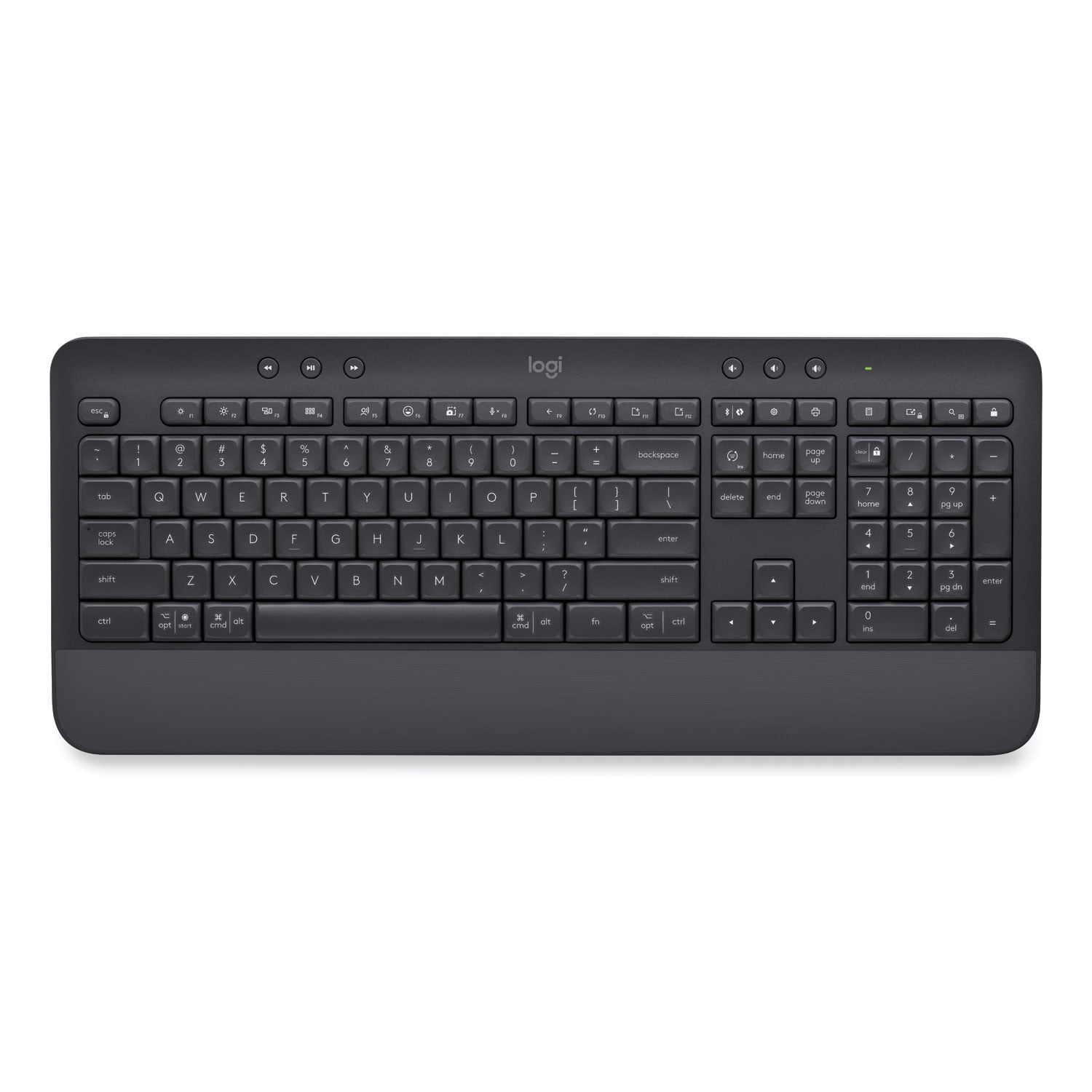 Logitech Signature K650 Wireless Comfort Keyboard, Graphite (920010908 ...