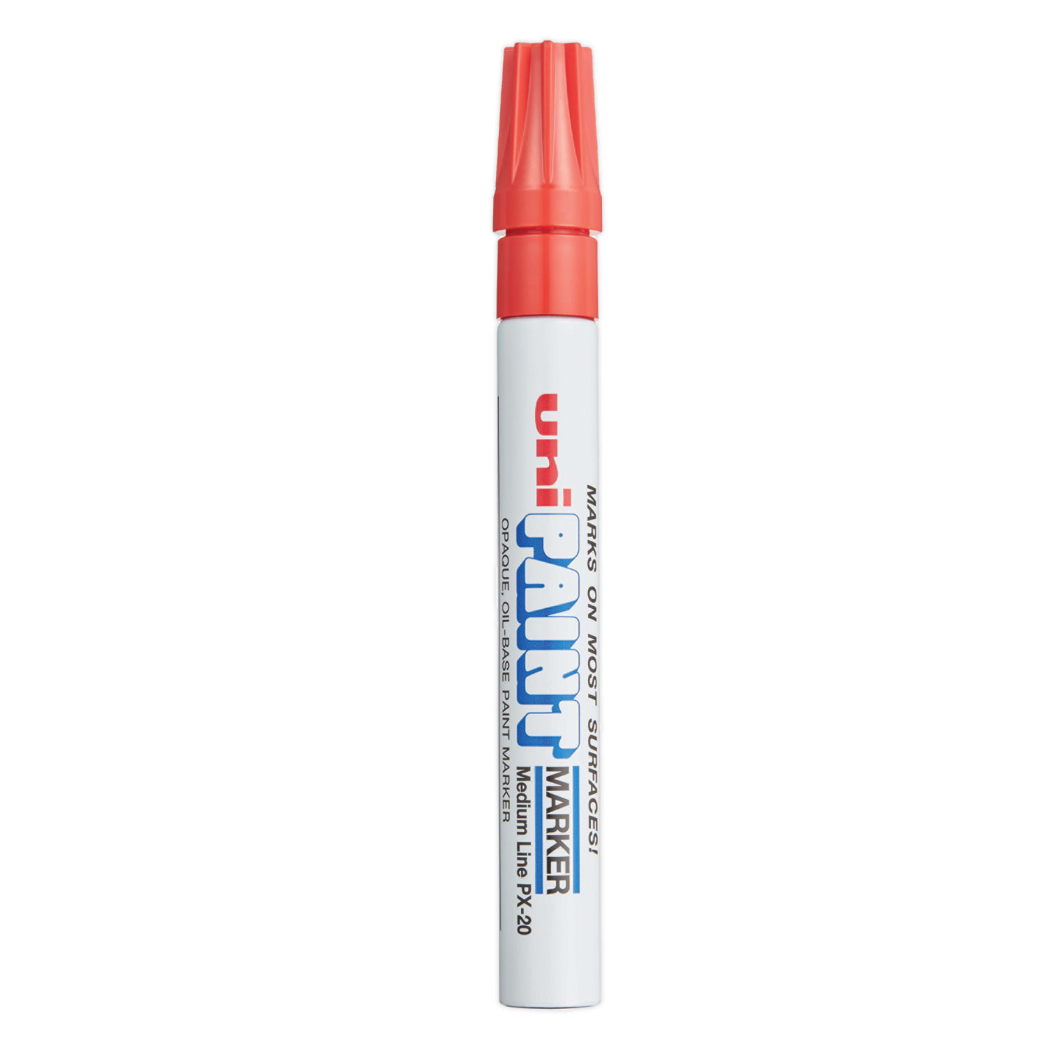 uni Paint Permanent Marker, Medium Bullet Tip, Red (63602 ...