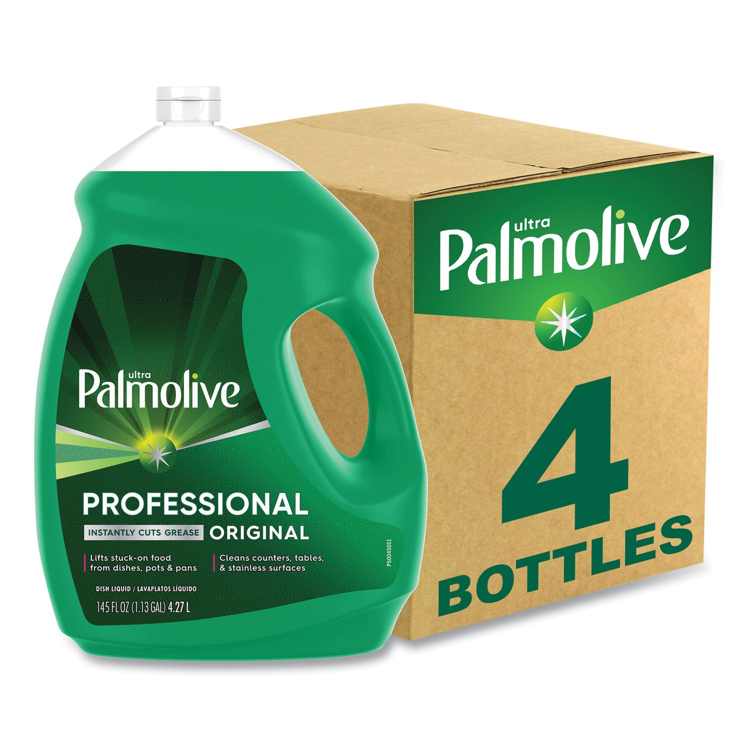 Palmolive Professional Dishwashing Liquid, Fresh Scent, 145 oz Bottle ...