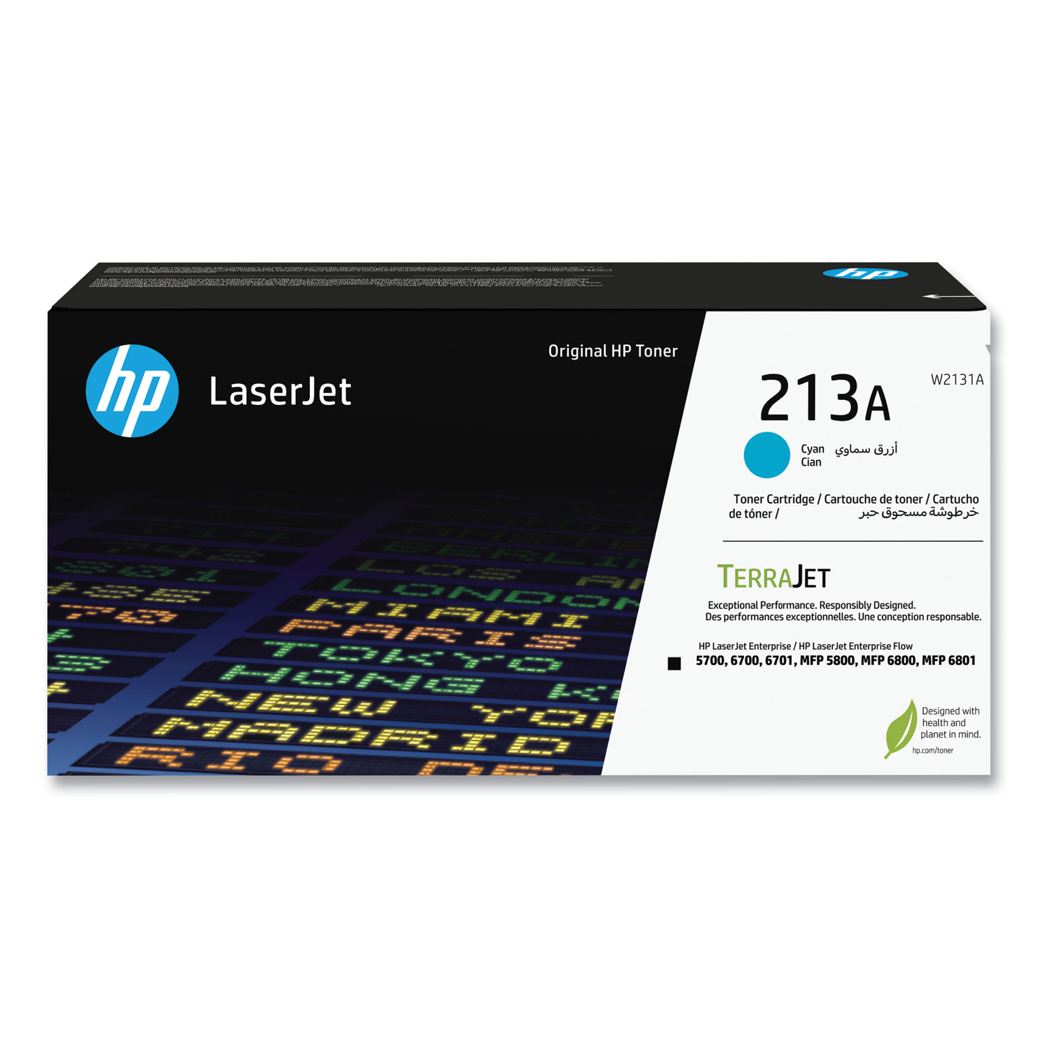HP 213A (W2131A) Cyan Original LaserJet Toner Cartridge | OfficeCrave.com