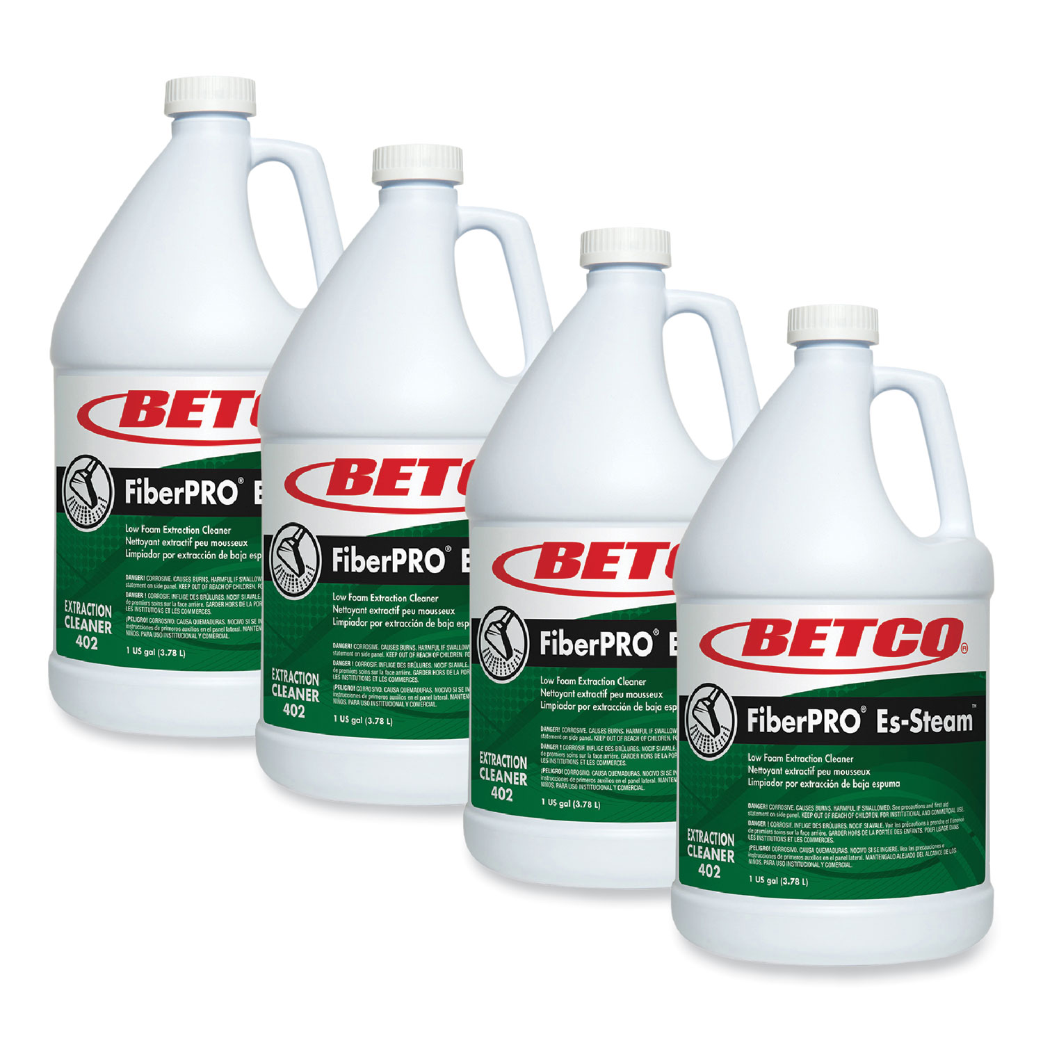 Betco FiberPRO Es-Steam Carpet Cleaner, Country Fresh, 1 gal Bottle, 4 ...