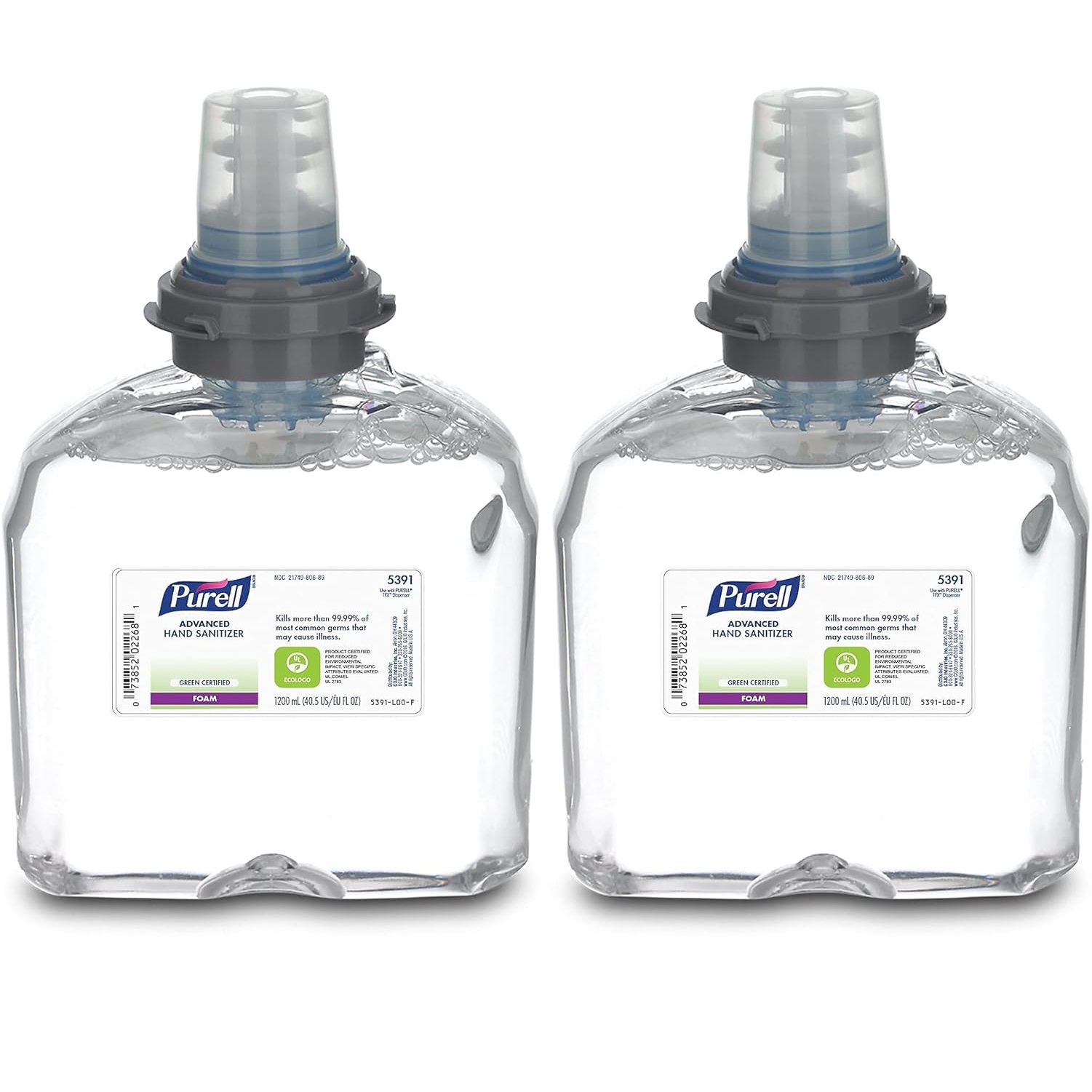 PURELL Green Certified TFX Refill Advanced Foam Hand Sanitizer, 1,200 ...