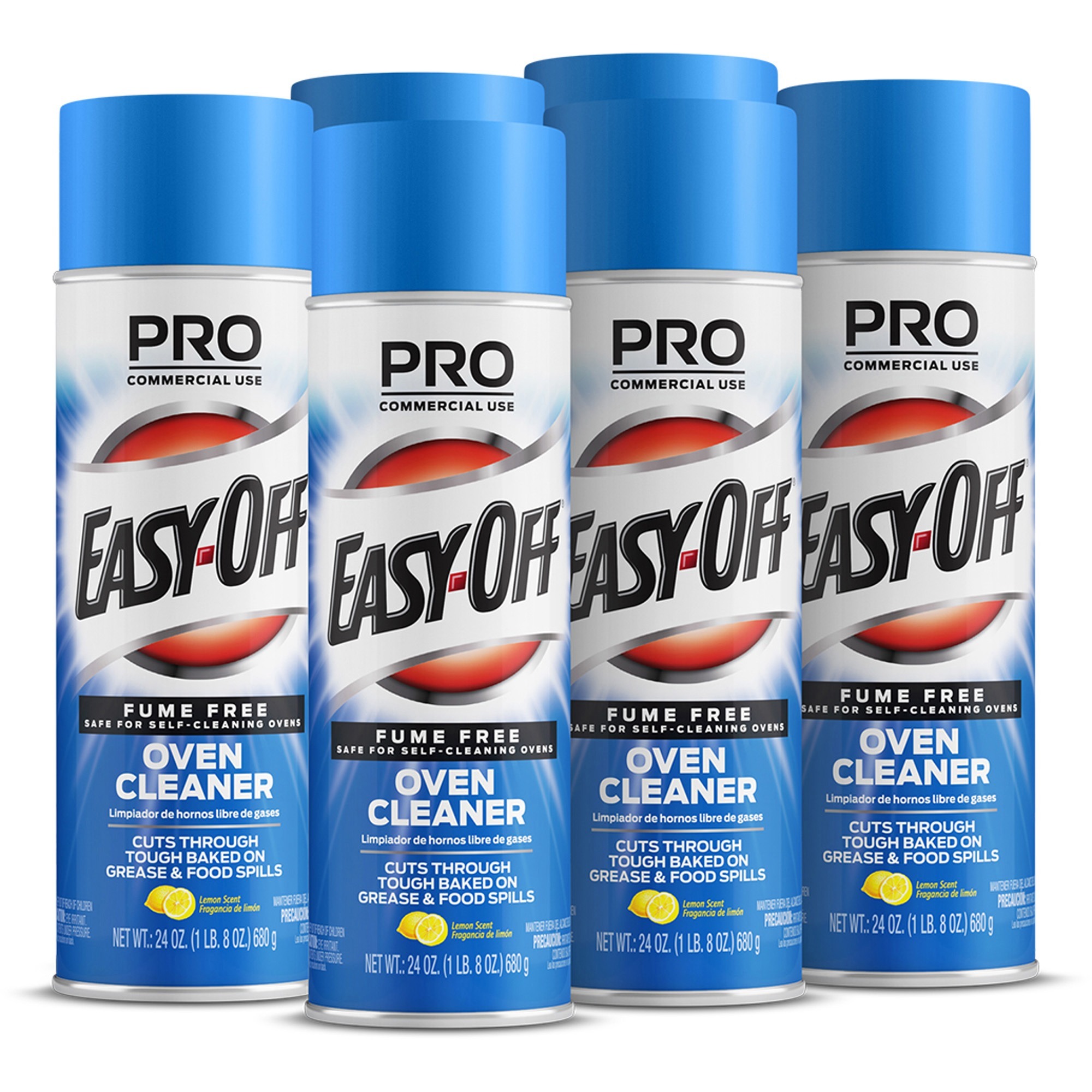 EASY-OFF Fume Free Max Oven Cleaner, Foam, Lemon, 24 oz Aerosol Spray ...